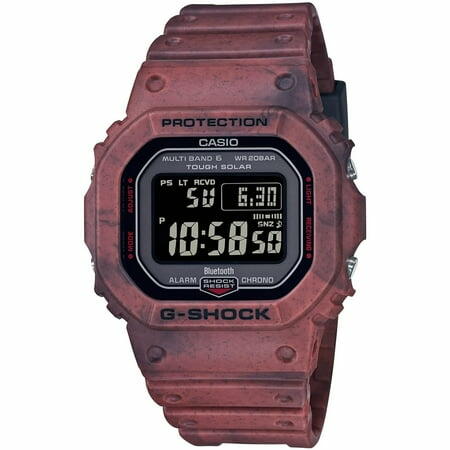 Casio G-Shock GW-B5600SL-4CR Pink Bluetooth Solar Digital Mens Watch ...